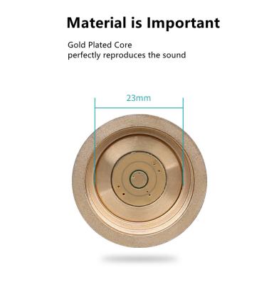 China Gold plated dynamic karaoke microphone Desktop Condenser Mic 20Hz-20KHz for sale