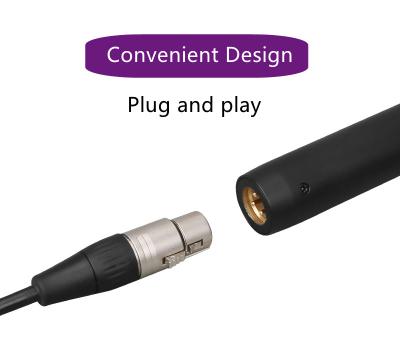 China FCC Silver Professional Microphone For Singing And Recording 140dB SPL for sale