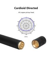 China CE ROHS Handheld Wired Conference Microphone 48V Shock Mount for sale