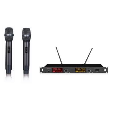 China Handheld BT UHF Wireless Microphone 6dBuV Sensitivity XLR Balanced for sale