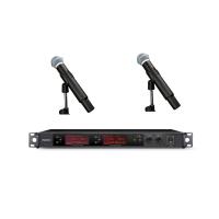 China 80 Simultaneous Channels UHF Wireless Microphone With XLR And 6.3mm Jack for sale