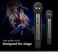 China Studio UHF Wireless Live Recording Microphone 100V-240V Transmitter Sync for sale