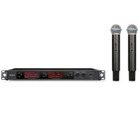 China Rugged Metal Chassis UHF Wireless Microphone For Events Transmitter Sync for sale
