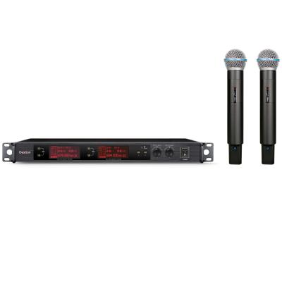 China Rugged Metal Chassis UHF Wireless Microphone For Events Transmitter Sync for sale