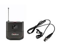 China 32 Preset Channels UHF Wireless Microphone Dual Lavalier Microphone System for sale