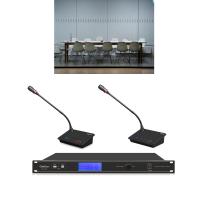 China PLL Synthesized Conference Room Audio System 30MHz Bandwidth Meeting Microphone System for sale