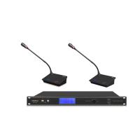 China Desktop Gooseneck Microphone Digital Discussion System Dual Channels GESTTON for sale