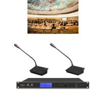 China UHF 2 Channels multi microphone Wireless Conferencing System 620MHZ-850MHZ for sale