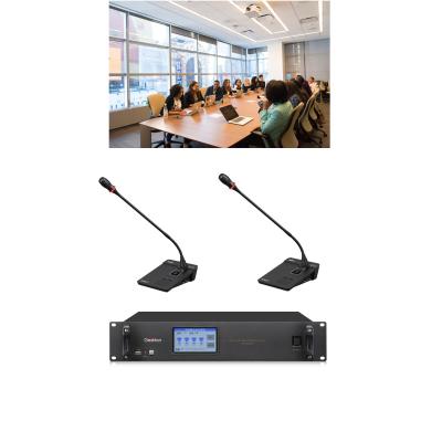 China 60M Distance UHF Wireless Conferencing System XLR 6.35mm Conference Table Mic for sale