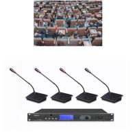 China UHF 4 Channels Voting Wireless Microphone For Video Conferencing 45Hz-18KHz for sale