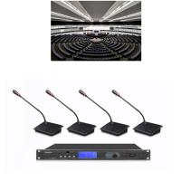 China FCC Desktop Conference Microphone 30MHz Bandwidth Wireless Discussion System for sale