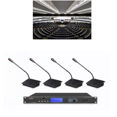 China FCC Desktop Conference Microphone 30MHz Bandwidth Wireless Discussion System for sale