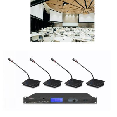 China XLR 6.35mm Output UHF Table Microphone For Conference Room FM Modulation for sale