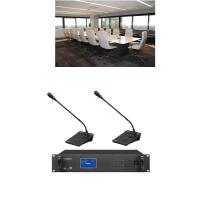 China Cardioid Directional XLR Gooseneck Microphone Wireless Conferencing System 30MHz Bandwidth for sale