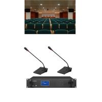 China PLL Synthesized Wireless Audio Conference System XLR Output 60m Receiving Range for sale