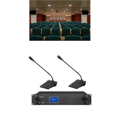 China PLL Synthesized Wireless Audio Conference System XLR Output 60m Receiving Range for sale