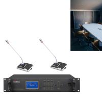 China 260 Units Meeting Room Wired Conference System 80Hz-15KHz for sale