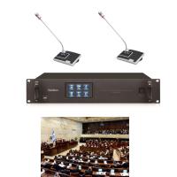 China 6.3mm Jack Wired Conference System Max 110 units Omnidirectional Camera Tracking for sale