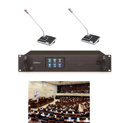 China 6.3mm Jack Wired Conference System Max 110 units Omnidirectional Camera Tracking for sale