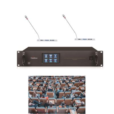 China GESTTON 4 Channel Wired Conference System For Meeting 80Hz-15KHz for sale