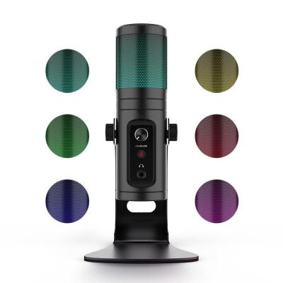 China Metal Cardioid USB Condenser Microphone Kit With Sound Card Boom Arm Shock Mount for sale