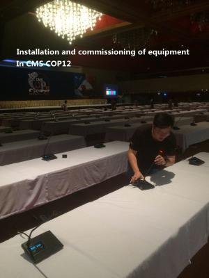 China 50Hz-20KHz Delegate Meeting Room Microphone System With Central Control for sale
