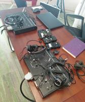 China 100Hz-10KHz Simultaneous Interpretation System 483*323*90mm Anti Interferencefrom for sale