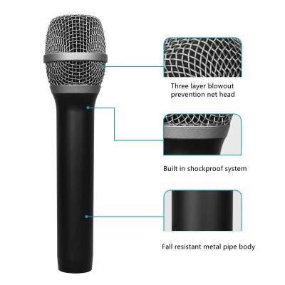 China Metal Mesh Head Studio Condenser Microphone 65dB SNR Podcast Streaming for sale