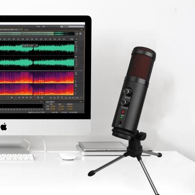 China Wired Cardioid USB Desktop Microphone With Mute Button GESTTON for sale