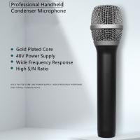 China KTV Karaoke 3mA USB Condenser Microphone 48V For PC Computer for sale