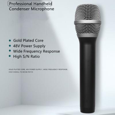 China KTV Karaoke 3mA USB Condenser Microphone 48V For PC Computer for sale