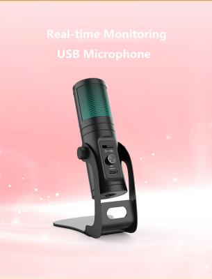 China 20Hz - 20KHz Plug And Play USB Recording Microphone With Soundcard for sale