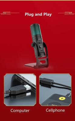 China Builtin Sound Card USB Condenser Microphone OEM ODM for sale