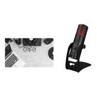 China 98db SNR USB 2.0 Desktop Condenser Microphone With Gain Control Mute Button for sale