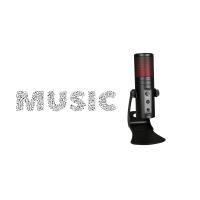 China OEM USB2.0 Desktop Computer And Studio Condenser Microphone for sale