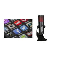 China Plug And Play 5V USB 2.0 14mm Capsule Microphone For Laptop for sale