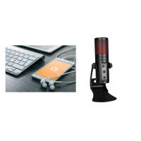 China Lightweight 5V USB 2.0 Karaoke Singing Mic 170mmx47.5mm for sale