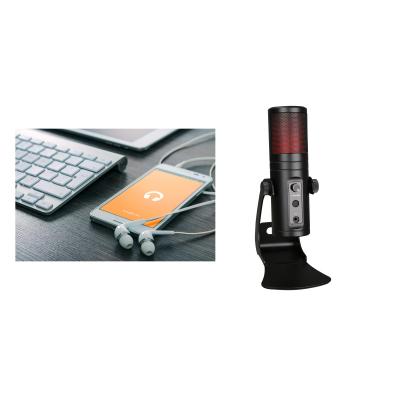 China Lightweight 5V USB 2.0 Karaoke Singing Mic 170mmx47.5mm for sale