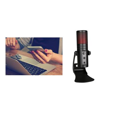 China FCC 20Hz - 22khz USB Recording Microphone For Gaming Chatting for sale