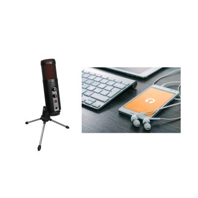 China 192KHZ / 24Bit Plug And Play Condenser Cardioid Mic With Professional Sound Chipset for sale