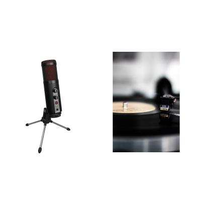 China 98db SNR 20Hz - 20KHz USB Microphone Kit With Adjustable Scissor Arm Stand for sale