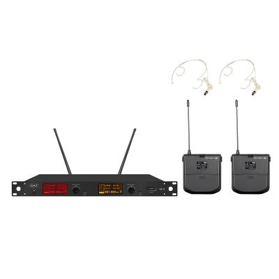 China RoHS XLR Balanced 6.3phi Phone Jack Unbalanced UHF Wireless Mic for sale