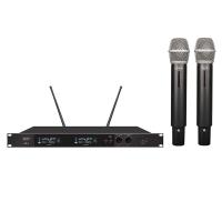 China Microphone Wireless Professional System UHF Mic Automatic Frequency 80M Party Stage Church for sale