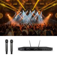 China 30MHz PLL Synthesized Digital UHF Wireless Microphone With BNC Interface for sale