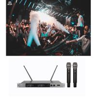 China New Design Vocal GLXD4 SM58 Uhf Dual Channel Handheld Long Range Studio Wireless Microphone for sale