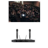 China UHF PLL Synthesized Wireless Microphone System With PiloTone & NoiseLock for sale