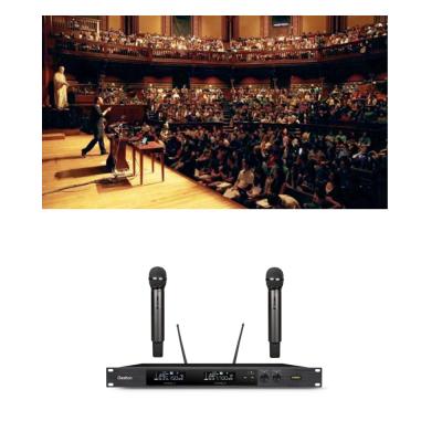 China True Diversity Long Range Wireless Microphone System 300 Meters 10W for sale