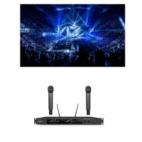 China UHF Home KTV Wireless Microphone For Singing Stage Outdoor Wedding Host for sale