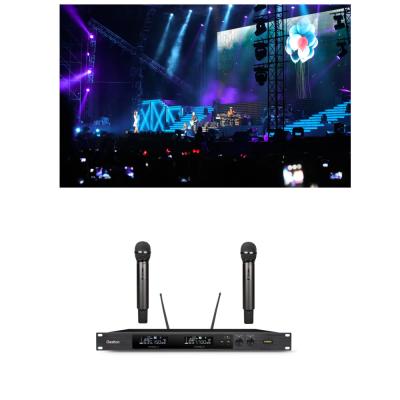 China Wireless Module Design UHF Lavalier Microphone Rechargeable PLL Synthesized for sale