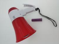 China 240-Seconds Record Portable Powered battery Megaphone Police Siren Bullhorn for sale
